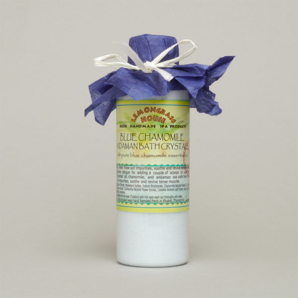 Buy Blue Chamomile Scented Bath Crystals – Natural Spa Bath Salts for ...